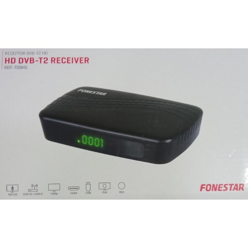 RDT-700HD RECEPTOR TDT DVB 2T C2 HD